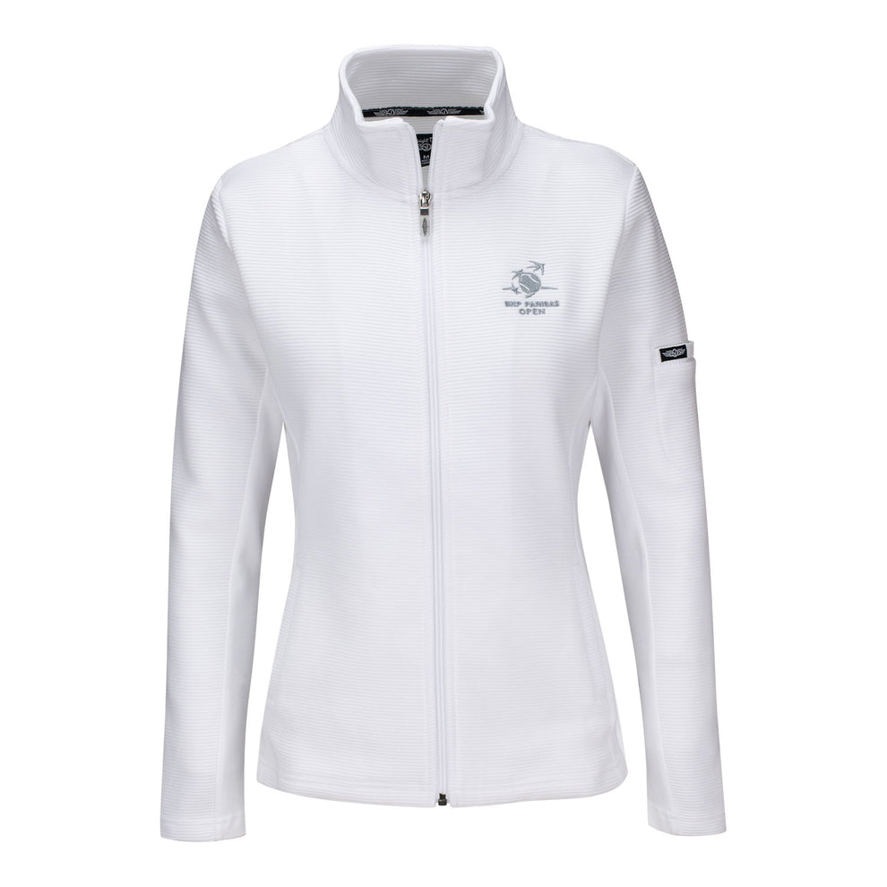 Straight Down BNP Paribas Open Women's Swing Full Zip Jacket in White ...